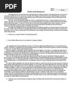 GR10 Ming Dynasty - Notes | PDF | Qing Dynasty | Imperial China