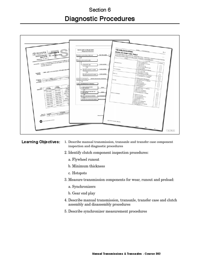 Manual Transmission Diagnostic Procedures | PDF | Manual Transmission ...