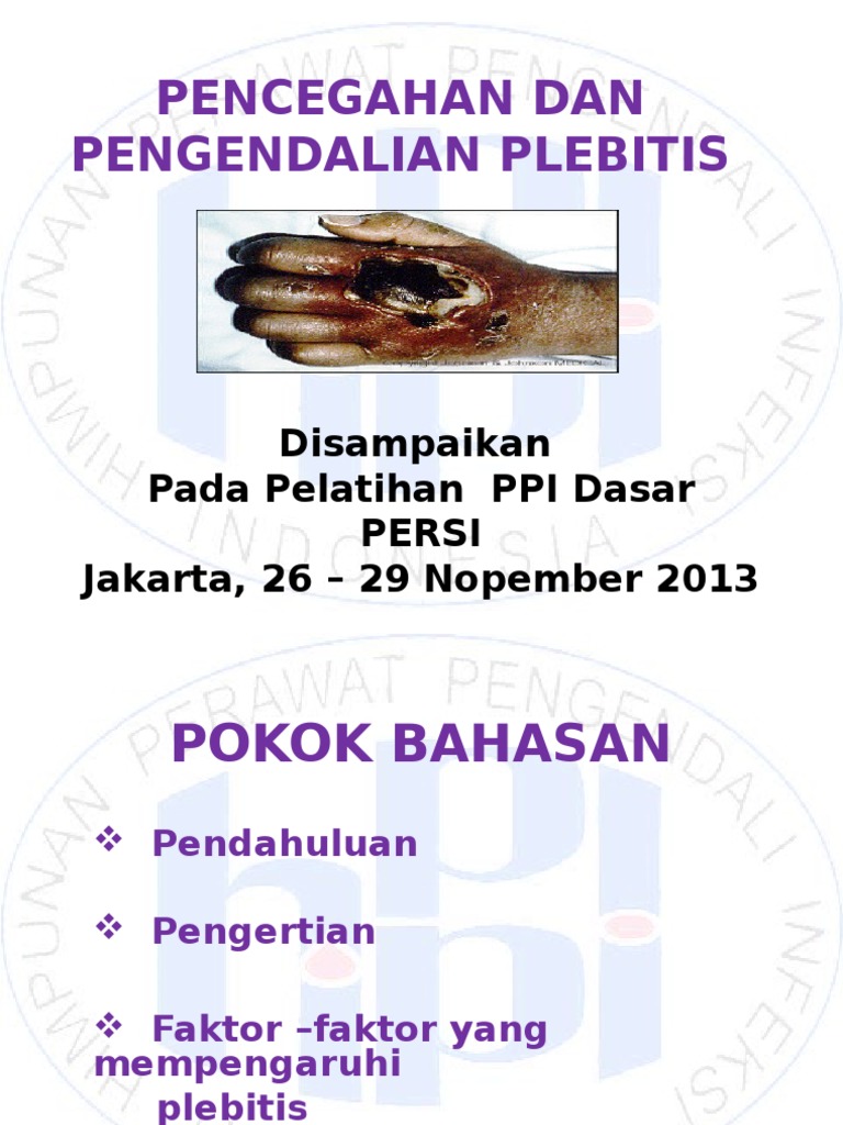 Preventing and Controlling Phlebitis | PDF | Terapi Infus | Angiologi