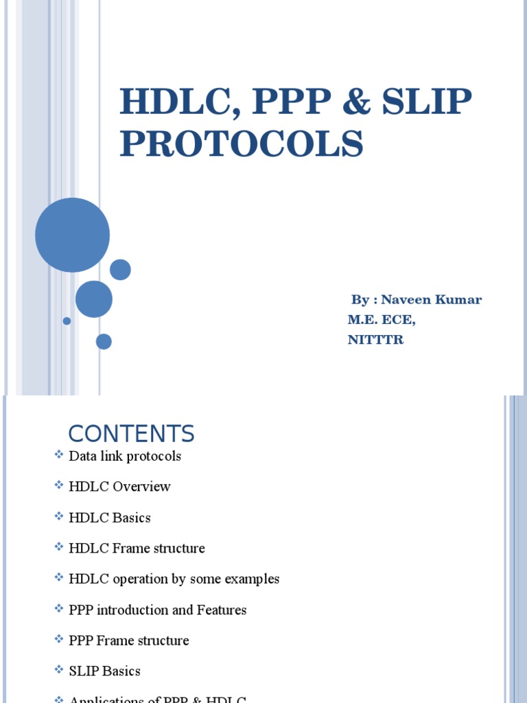 Hdlc Ppp Pdf Internet Protocols Computer Network