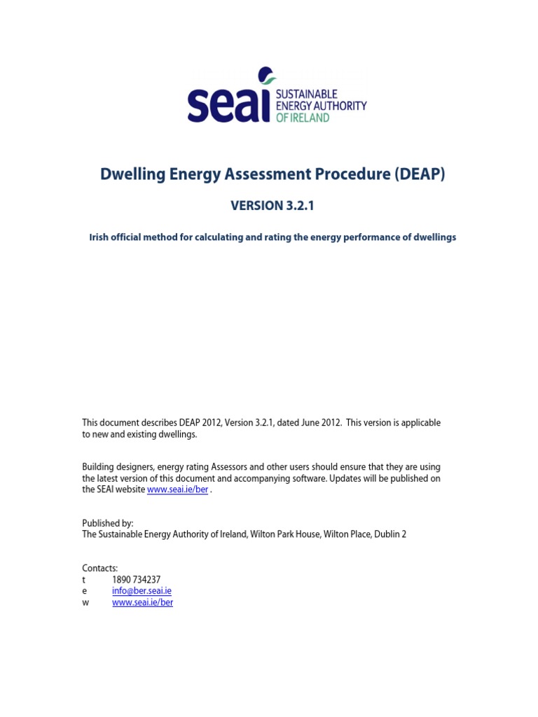 DEAP Manual | Download Free PDF | Ventilation (Architecture ...