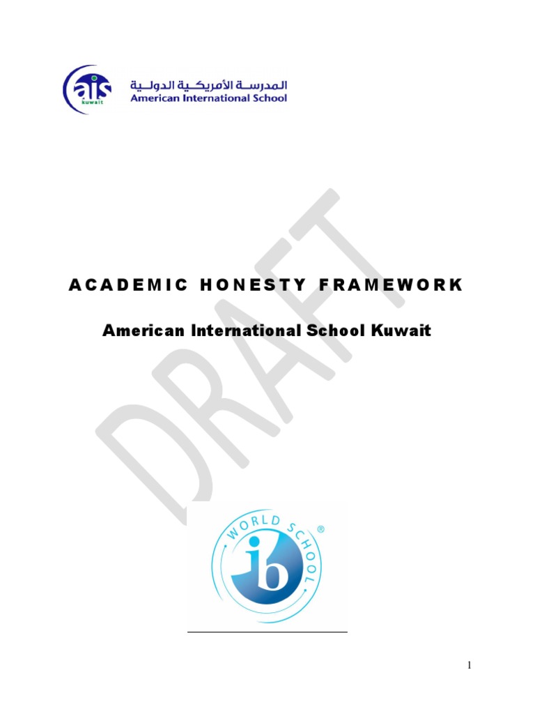 0657 AIS Kuwait Academic Honesty Policy | PDF | Educational Assessment ...