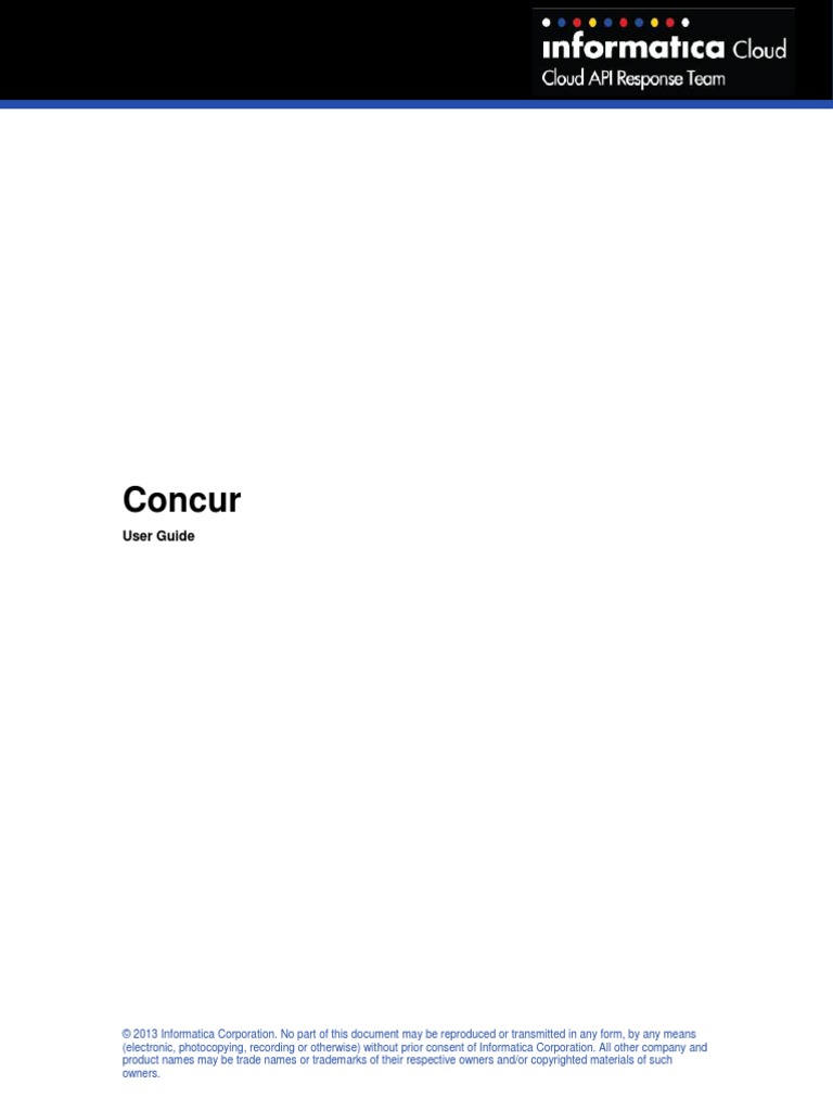 Concur Connector User Guide Pdf Cloud Computing Application Programming Interface