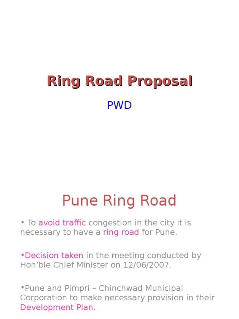 Ring Road Proposal | PDF | Transport Infrastructure | Transport