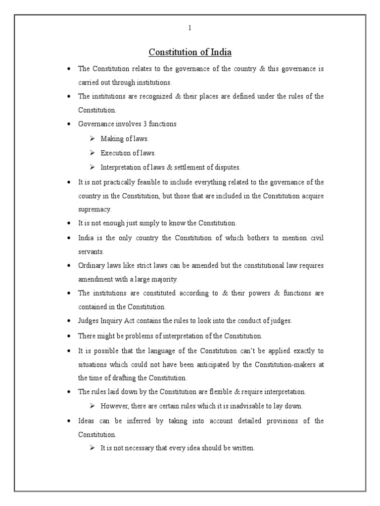 Constitutional Law Notes | PDF | United States Constitution ...