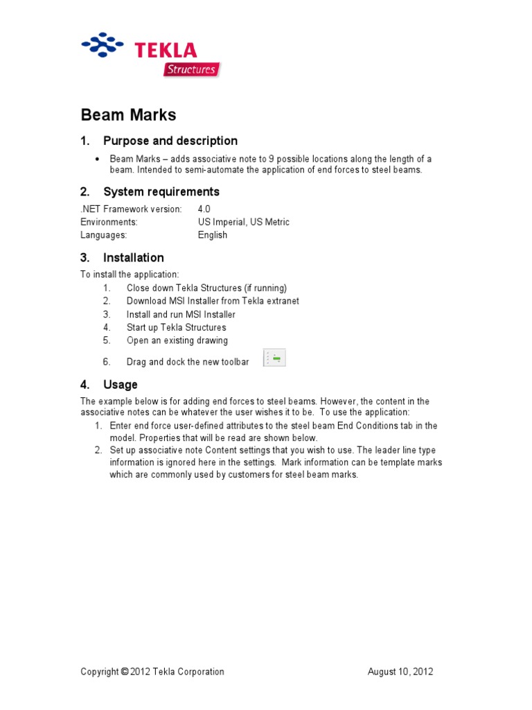 Beam Marks | PDF