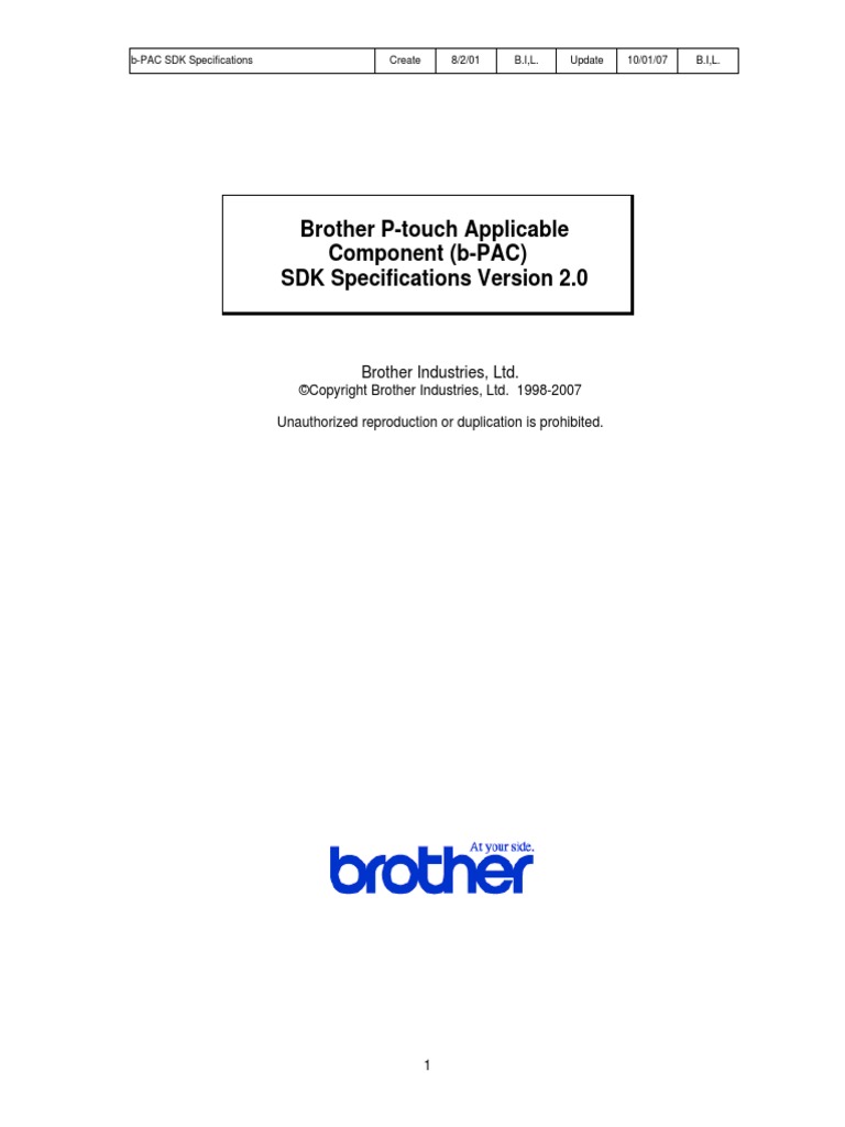 bPAC SDK | PDF | Microsoft Access | Installation (Computer Programs)