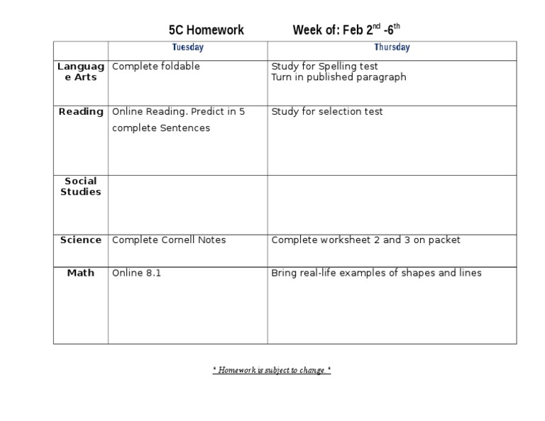 Homework Template | PDF