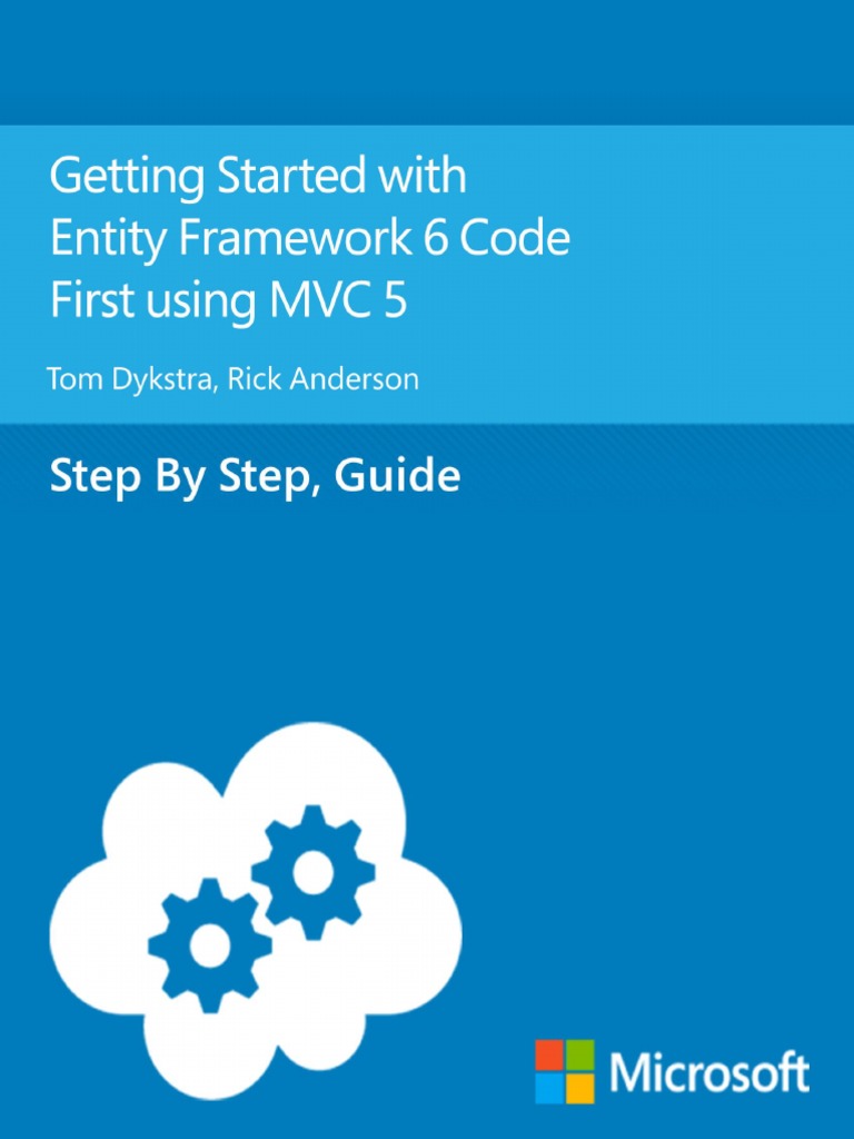 Getting Started With Entity Framework 6 Code First Using Mvc 5 Pdf Entity Framework 