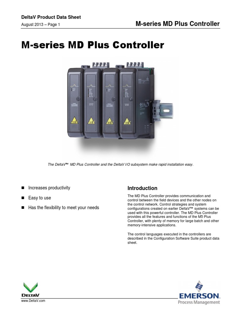 PDS M-series MD Plus Controller | Input/Output | Computer Network