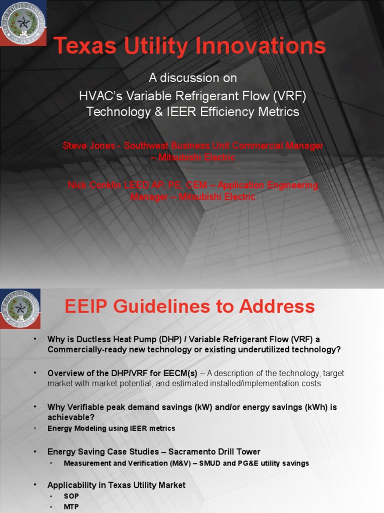 3 Mitsubishi Electric-VRF Technology-PUCT EEIP 1-2012 | PDF | Efficient ...