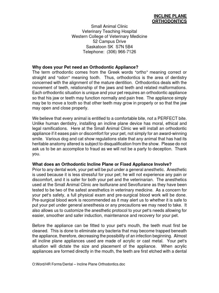 Incline Planes | PDF | Orthodontics | Oral Hygiene