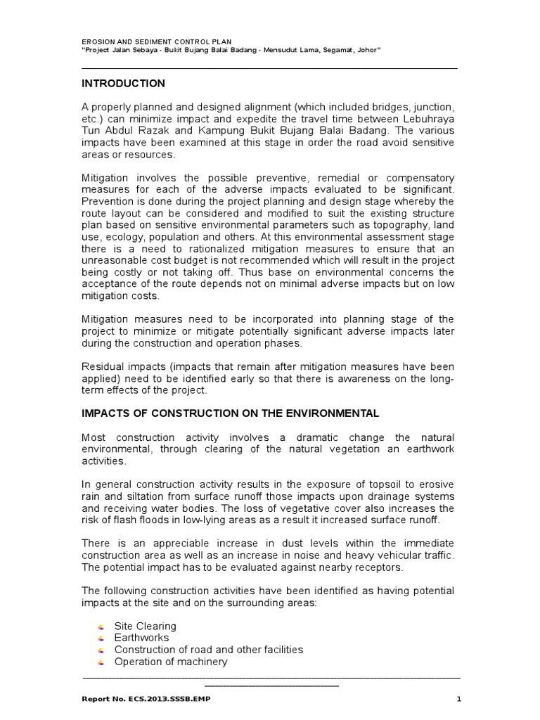 ESCP | Download Free PDF | Erosion | Surface Runoff