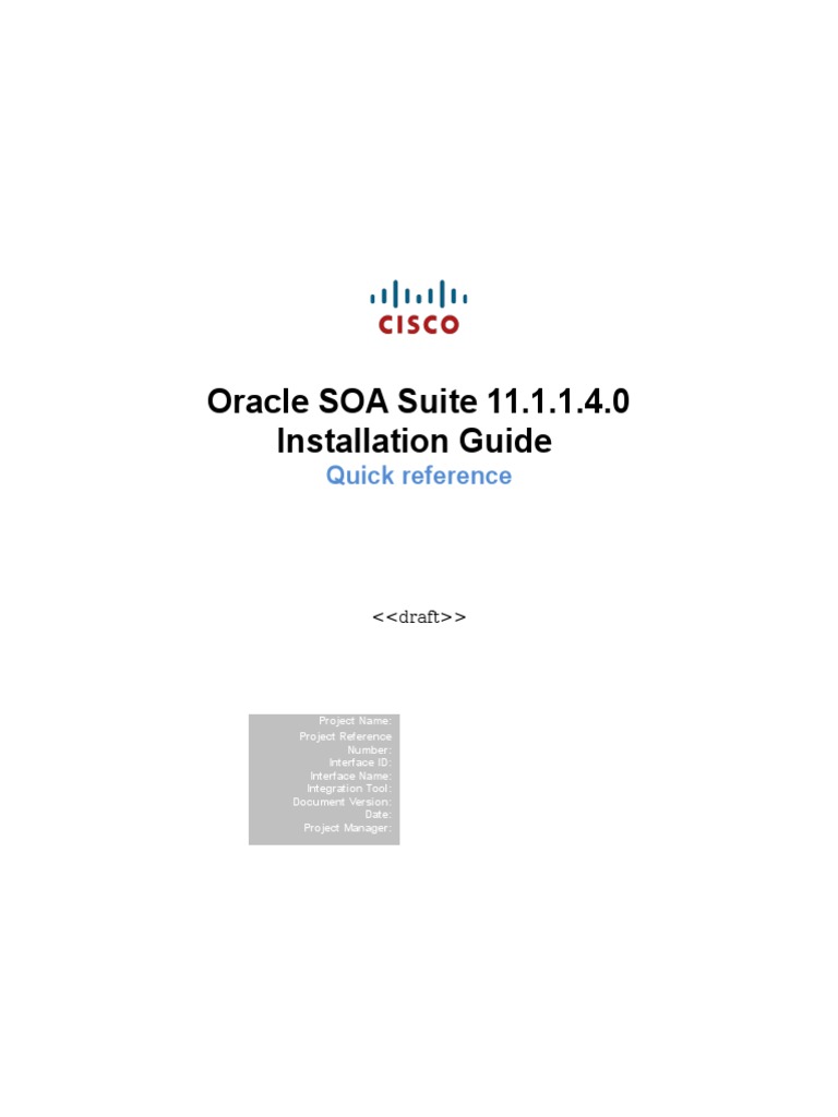 SOA Domain Installation Guide | PDF | Oracle Database | Operating System