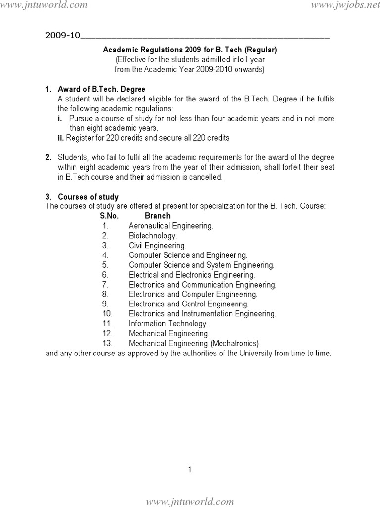 JNTU Mechanical Engineering (R09) Syllabus Book | PDF | Corrosion ...