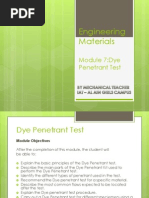 Dye-Penetrant Test Report Form-1 | PDF