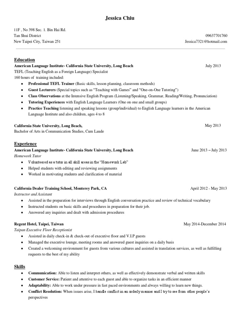 Jessica's Resume | PDF