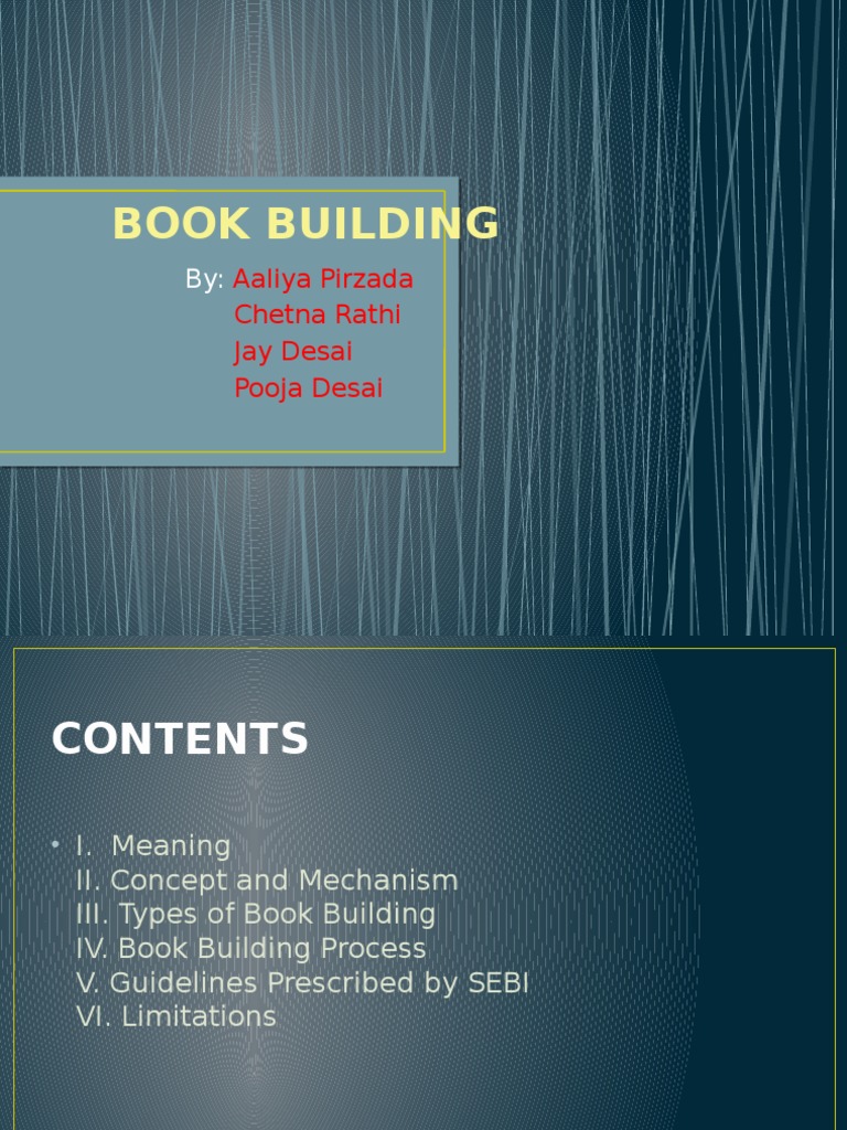 Understanding Book Building in IPOs | PDF | Securities (Finance ...