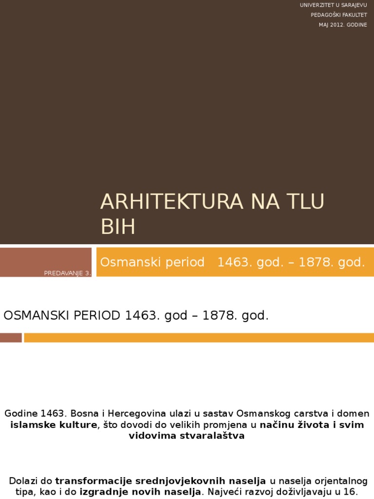 Osmanski Period | PDF
