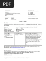 Ucla Acceptance Letter | PDF | University Of California | Schools