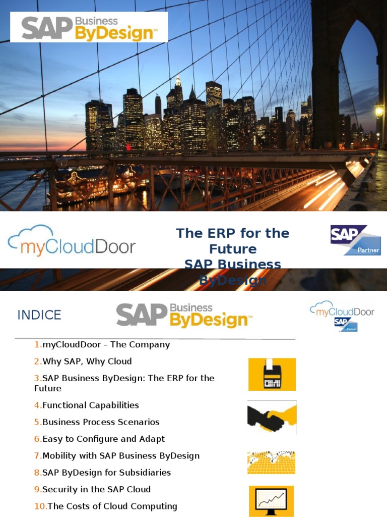 B Myclouddoor Introductiontosapbydesig | PDF | Sap Se | Cloud Computing