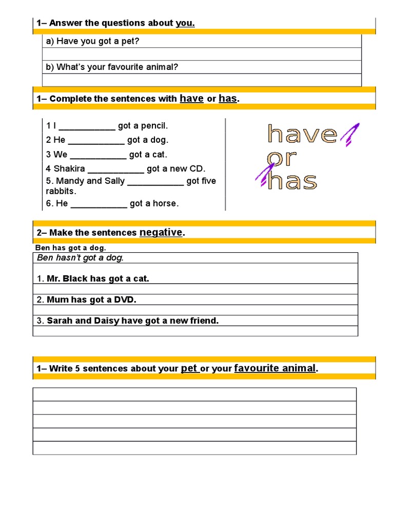 Pet and Animal Writing Exercises | PDF