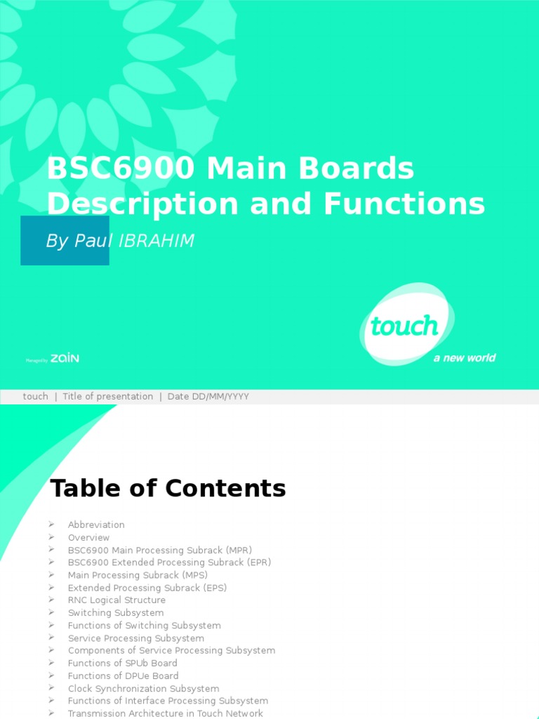 BSC6900 Main Boards Desciption and Functions | Download Free PDF ...