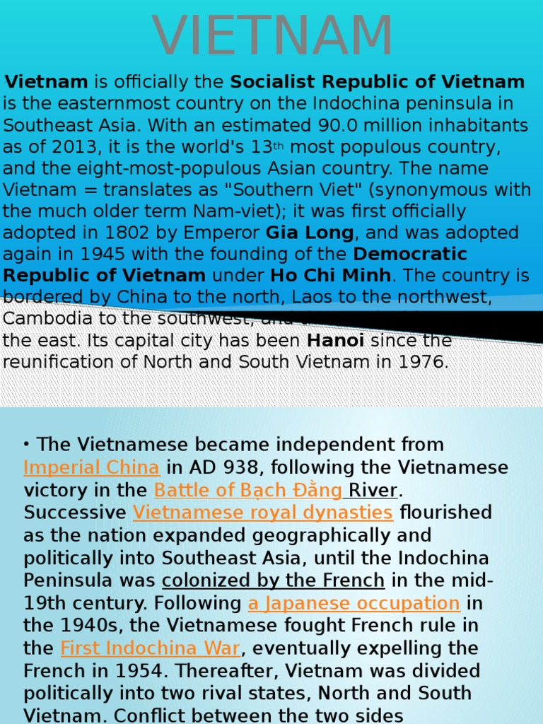 An In-Depth Look at Vietnam: From History and Geography to Culture ...
