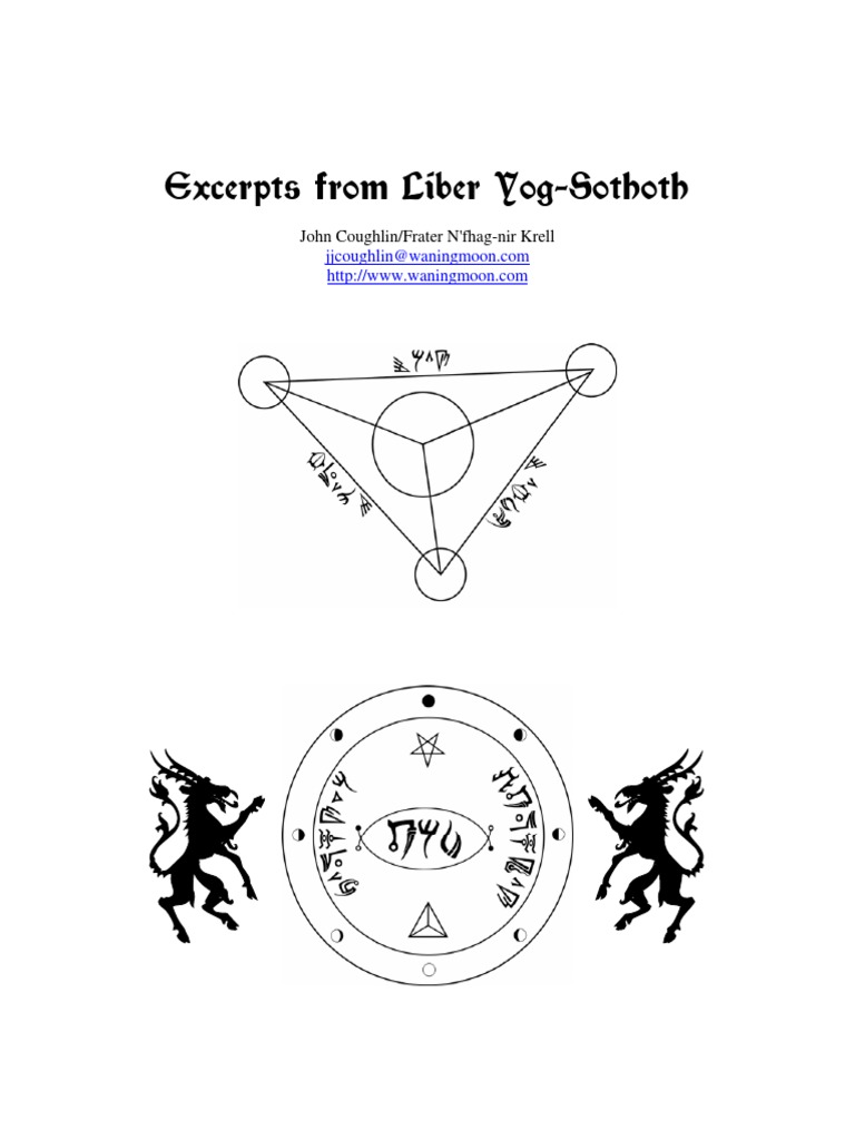 Yog-Sothoth Invocation and Ritual Guide | PDF
