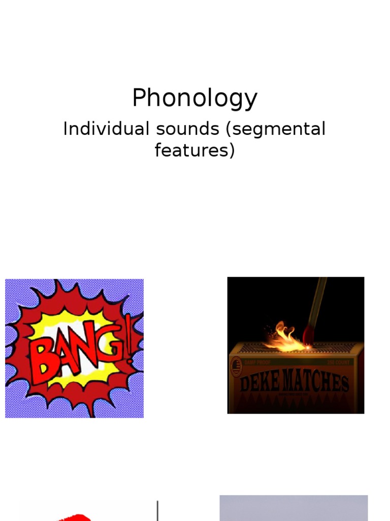 Phonology: Individual Sounds (Segmental Features) | PDF
