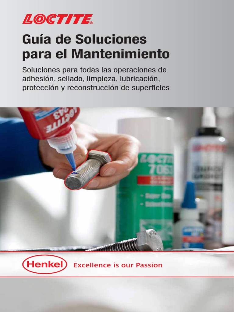 Loctite PDF | PDF | Tornillo | Solvente