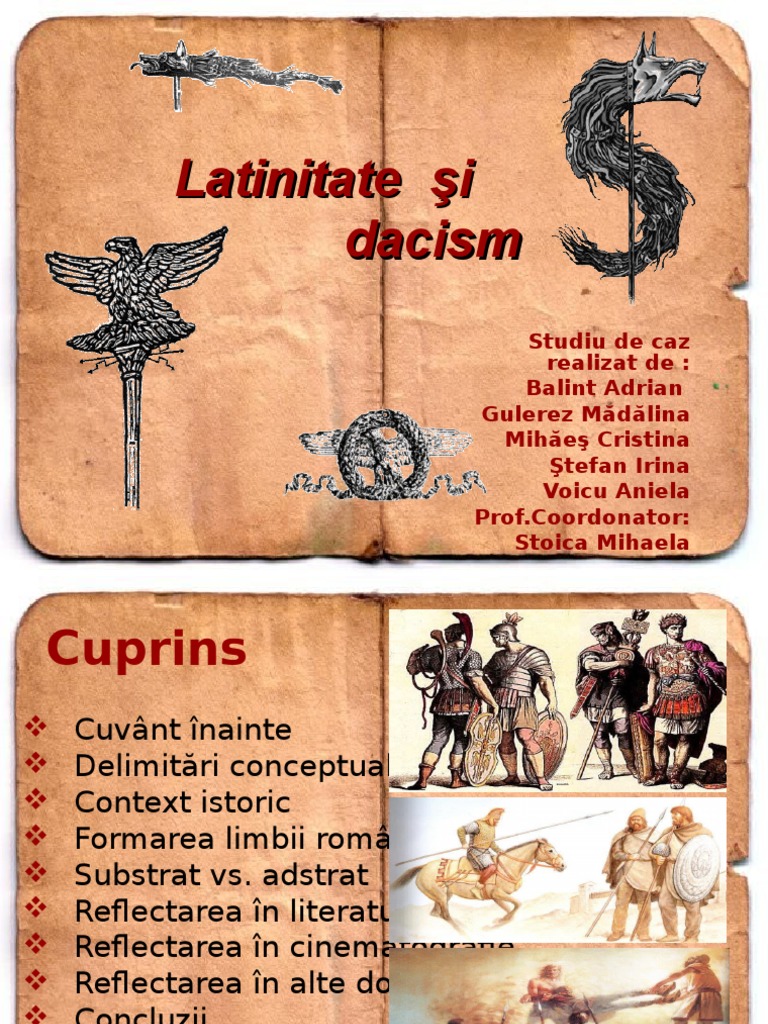 Latinitate Si Dacism