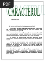 CARACTERUL | PDF