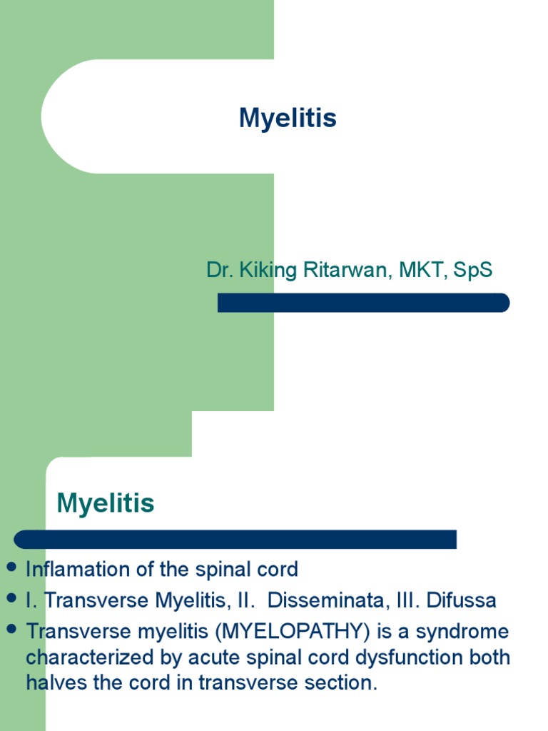 Myelitis.ppt | Immunology | Neurology