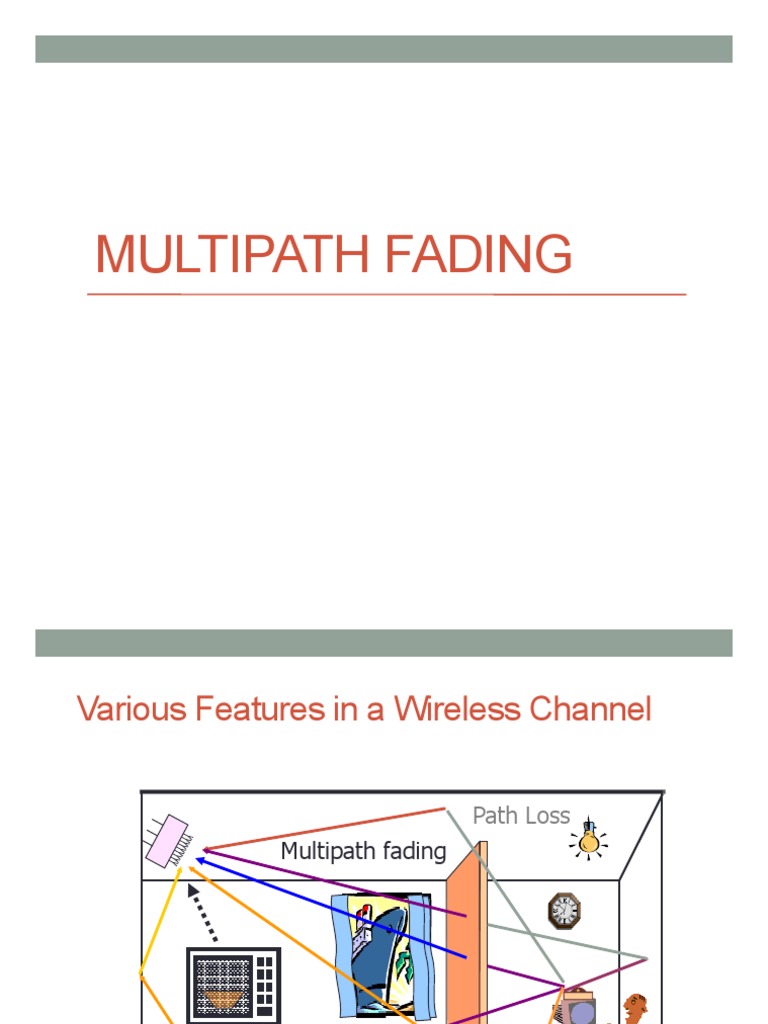 Lecture 6 Multipath Fading | PDF | Radio | Radio Technology