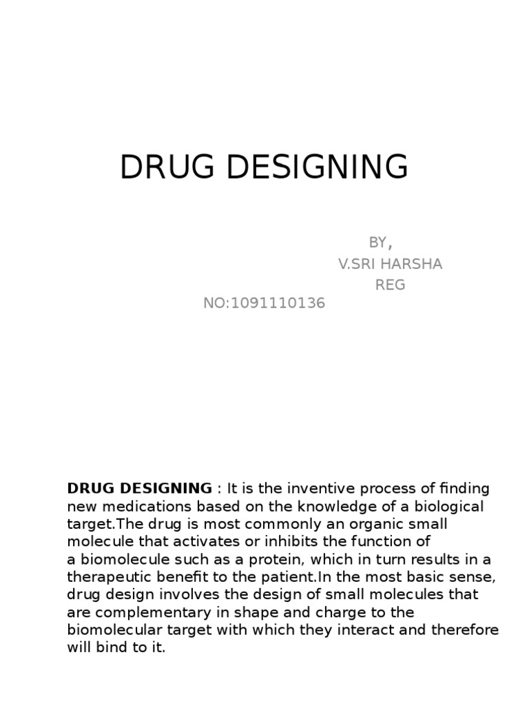 Drug Design Fundamentals | PDF