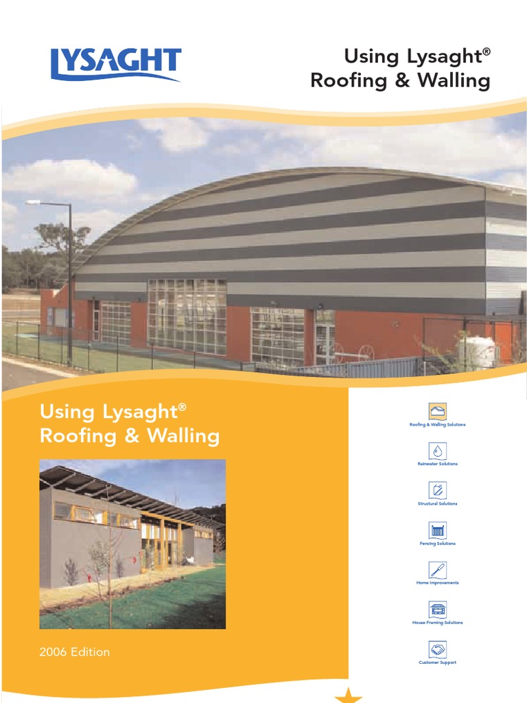 Roof Walling Installation Entire Manual | PDF | Roof | Building Insulation