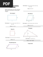 Math Is Fun Form 2 Chapter 6 | PDF | Area | Mathematical Objects