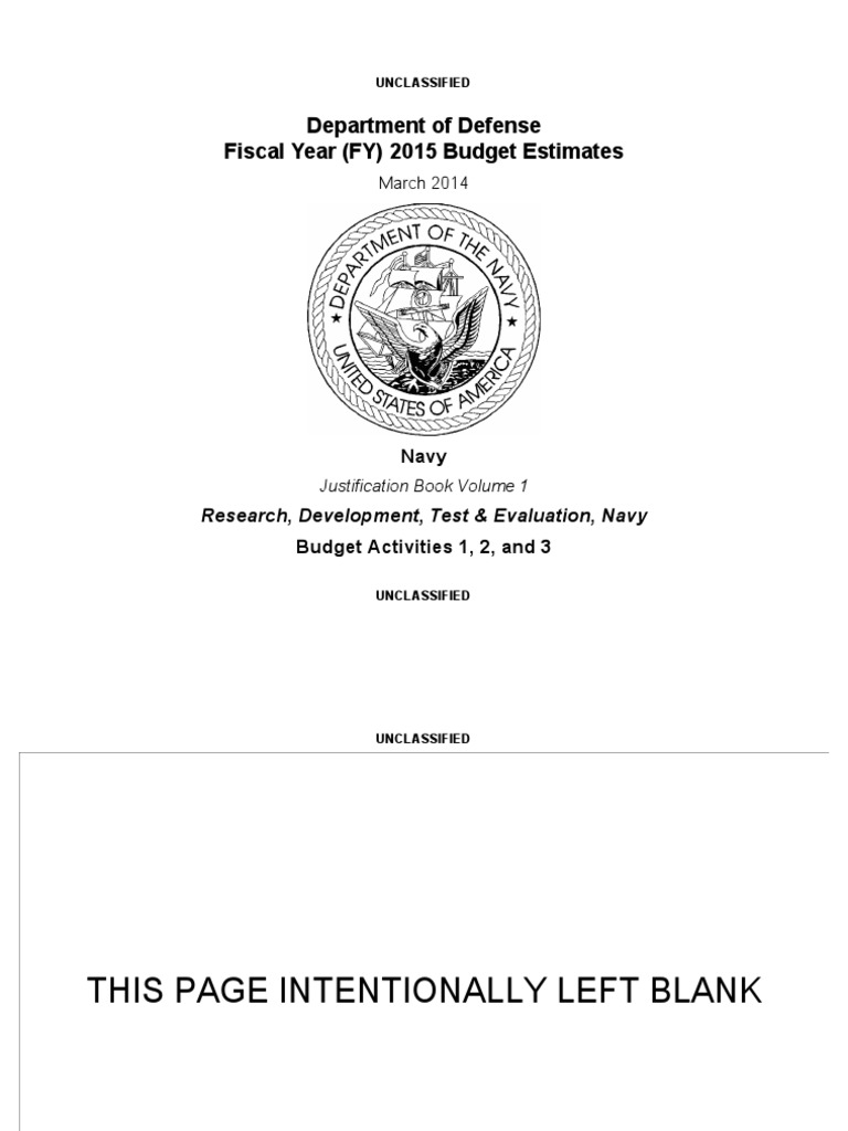 US Navy FY - 2015 Budget Request - HF Arrays Ionospheric Research | PDF ...