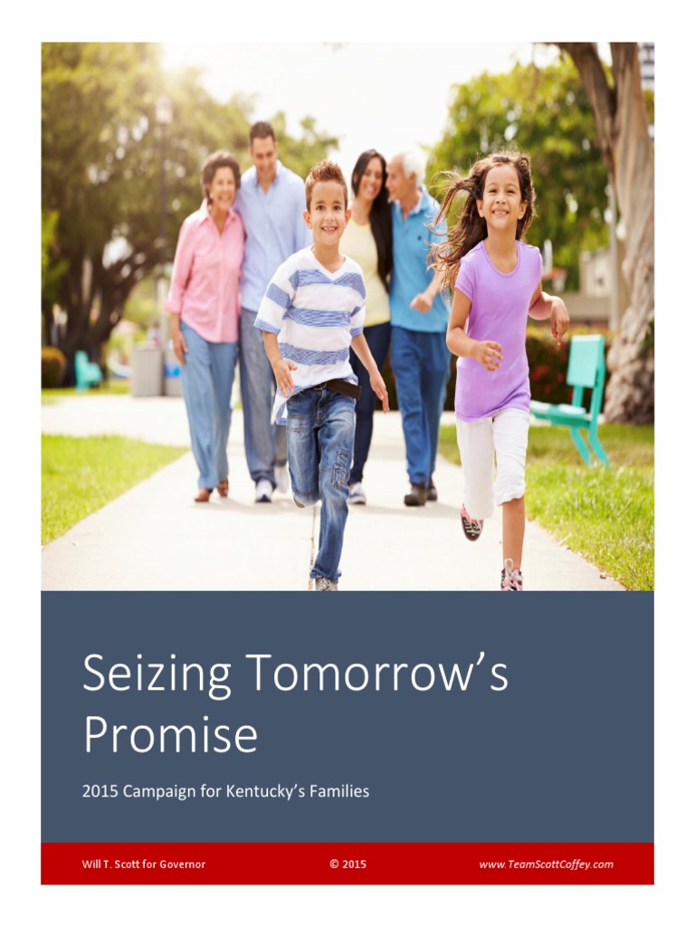 Seizing Tomorrow's Promise: 2015 Campaign For Kentucky's Families | PDF | Pension | Taxes
