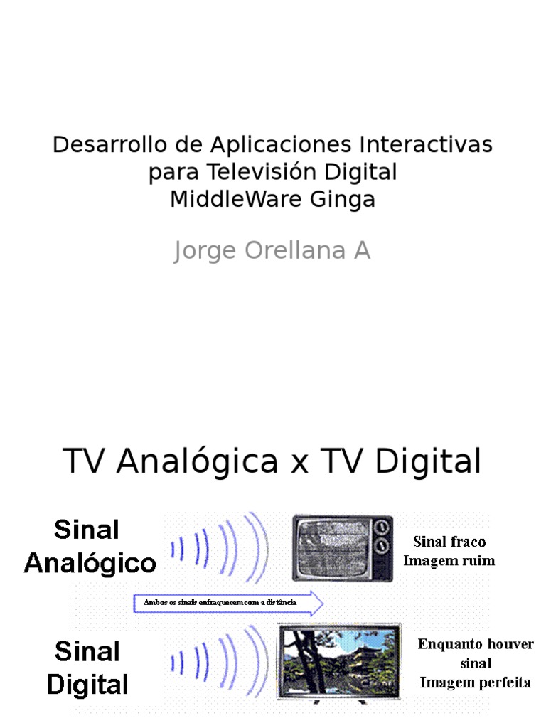 Desarrollo de Aplicaciones Interactivas para Television Digital | PDF | Televisión digital ...