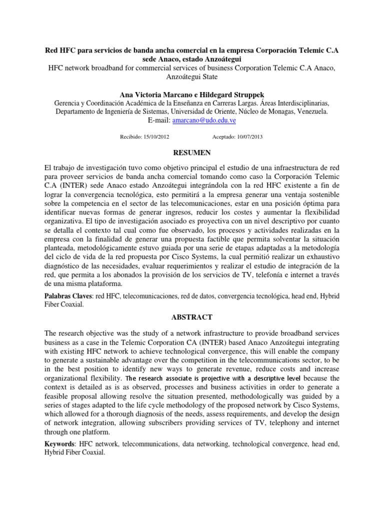 Articulo Ana Marcano | PDF | Red de computadoras | Vídeo a la carta