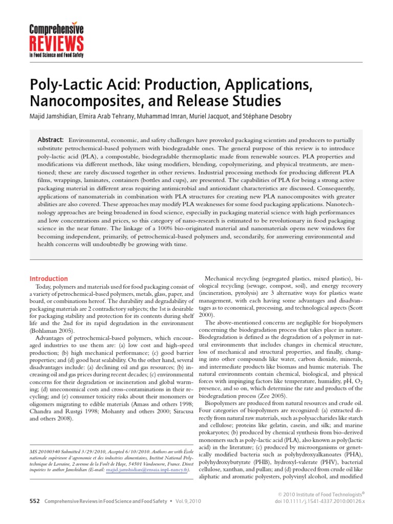 Poly Lac Tide | PDF | Polystyrene | Polymers