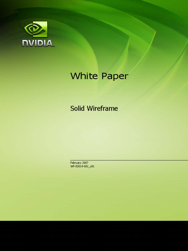 Solid Wireframe | PDF | Shader | Rendering (Computer Graphics)