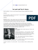 The Last Leaf - O. Henry | PDF