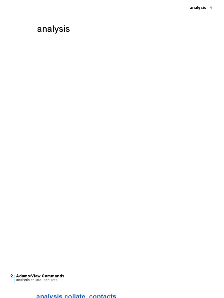 Using Adams/View Command Lang. - MD Adams 2010 | PDF | Default ...