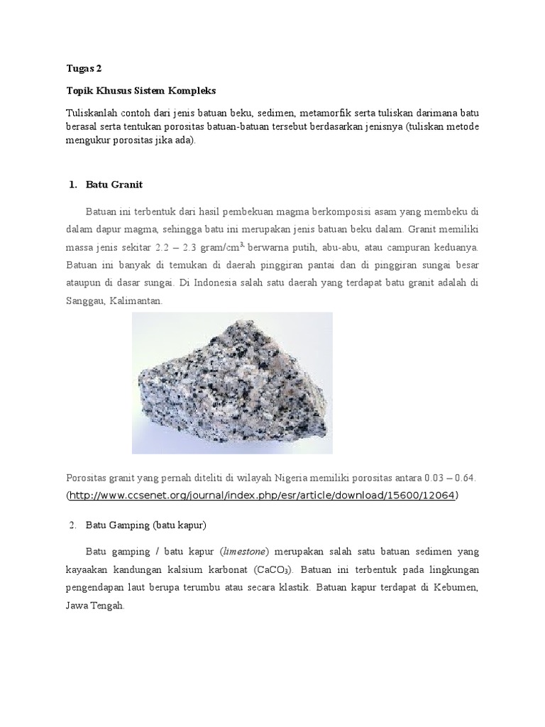 Porositas Batuan | PDF