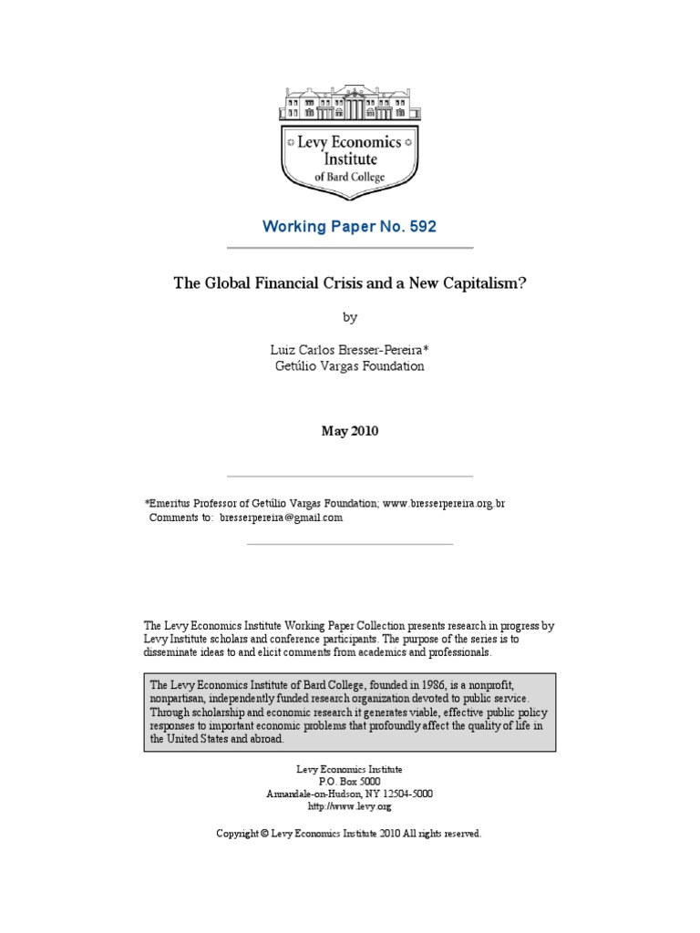 Financialization of Us Economy | PDF | Neoliberalism | Capitalism