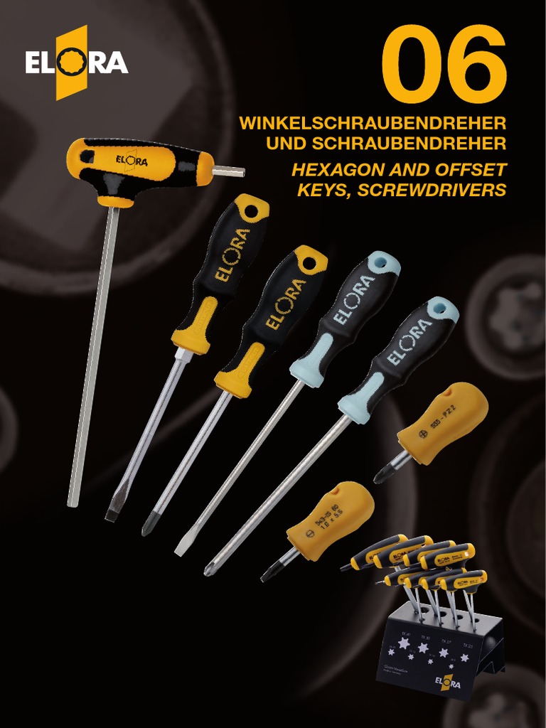 Elora Katalog Screwdrivers | PDF | Mechanical Engineering | Tools