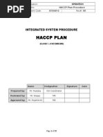 HACCP Food Safety Audit Checklist | PDF | Verification And Validation | Food Safety